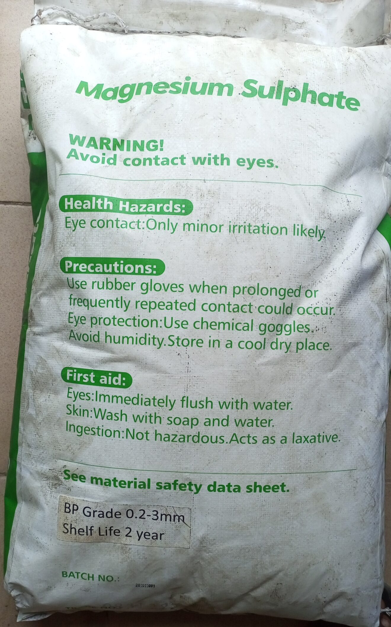 Magnesium Sulphate - ComixMen Chemical Industries