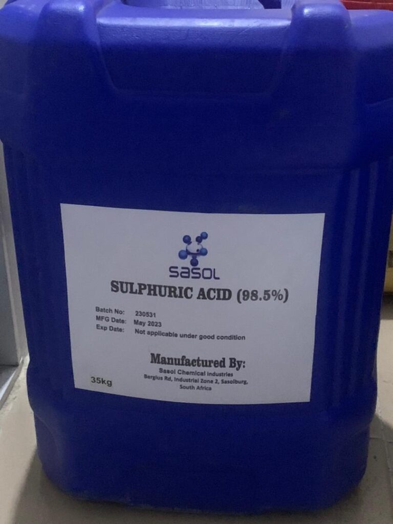 Sulfuric Acid- 35kg - ComixMen Chemical Industries