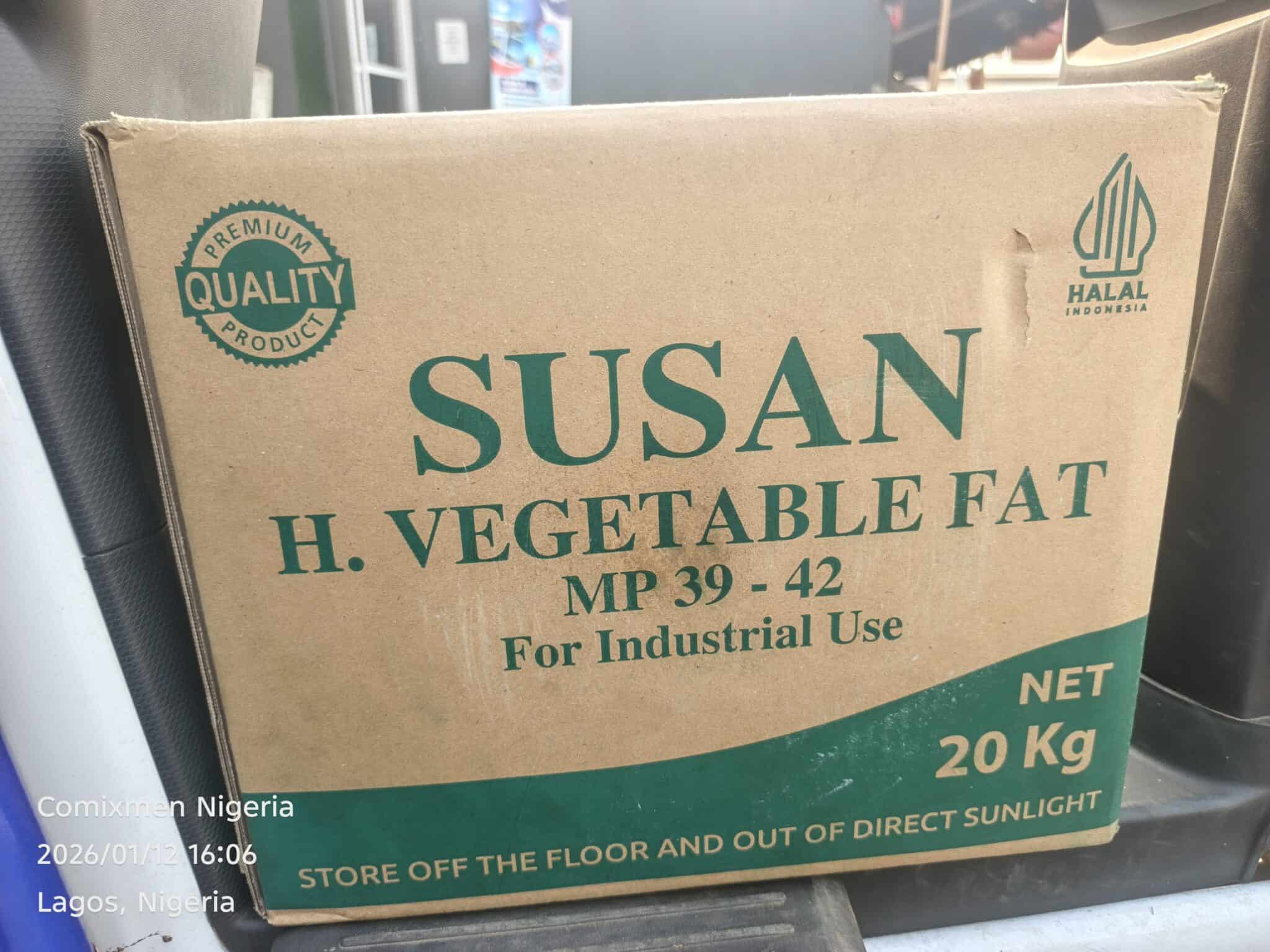 We sell Hydrogenated vegetable fat atComixMen Chemical Industries
